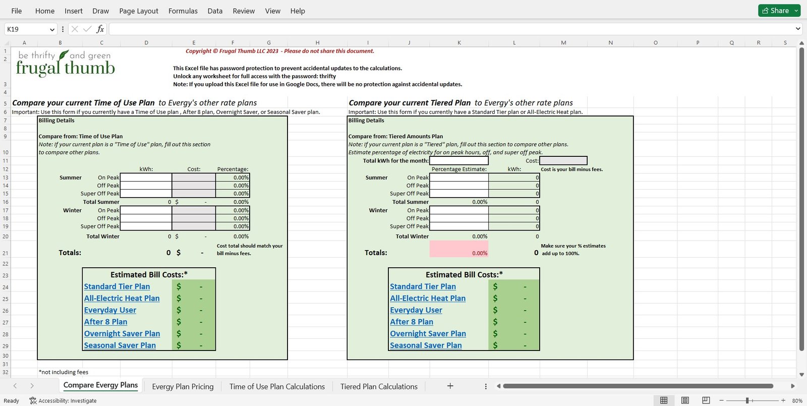 Evergy Plan Comparison Tool Frugal Thumb